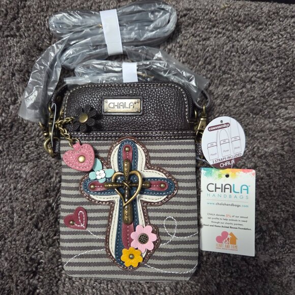Chala | Bags | Nwt Chala Cellphone Crossbody Bag With Stylish Cross ...